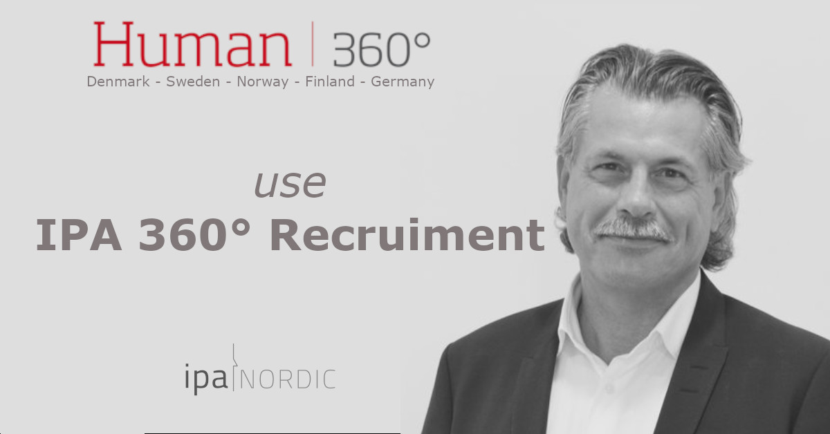 Scandinavian Human360° chooses IPA 360° Recruitment Cockpit - IPA Nordic